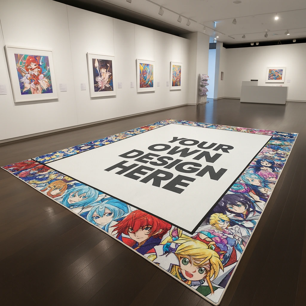 Custom Anime Rugs & Die-Cut | 4K Resolution | Vibrant